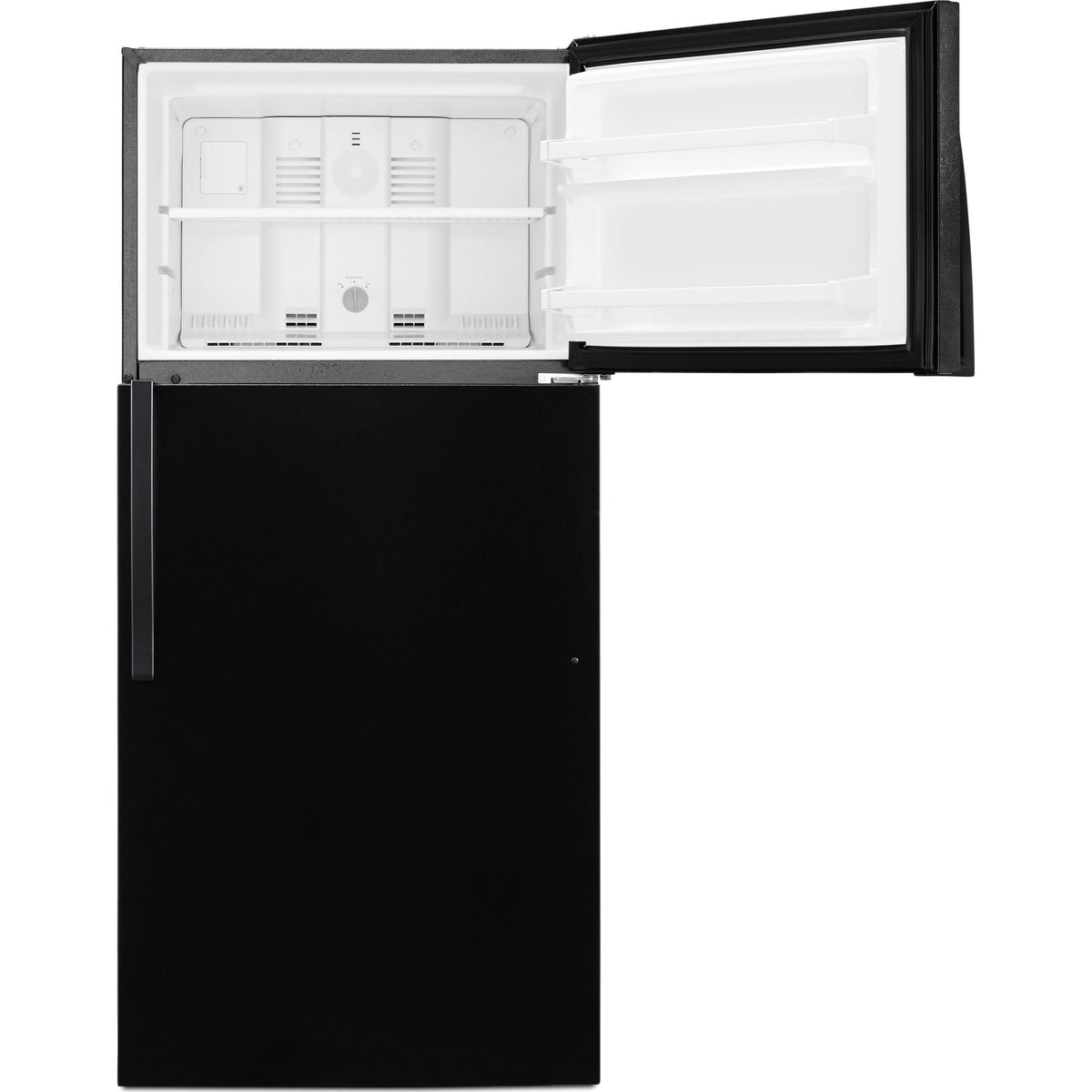 Whirlpool Top Mount Fridge (WRT134TFDB) - Black | Ashley Canada