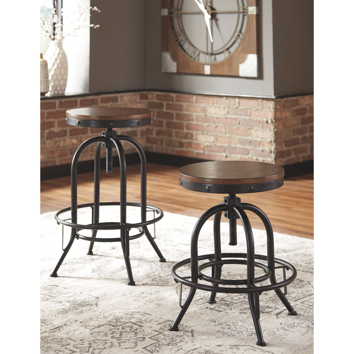 Valebeck Adjustable Height Stool | Ashley Canada