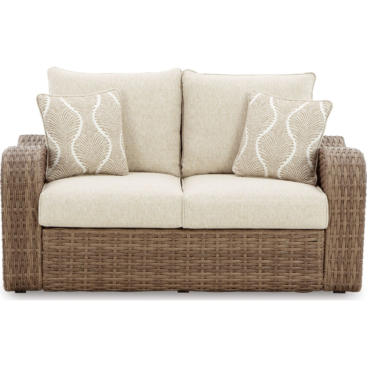 Outdoor Sandy Bloom Loveseat w/Cushion | Ashley Canada