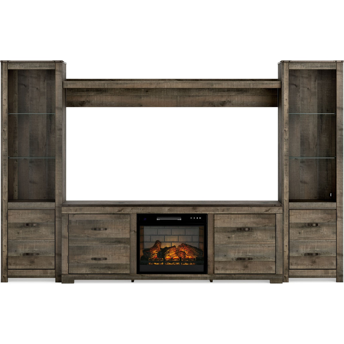 Trinell Entertainment Unit with Fireplace | Ashley Canada