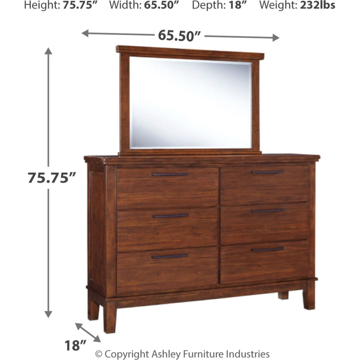 Ralene Dresser and Mirror | Ashley Canada