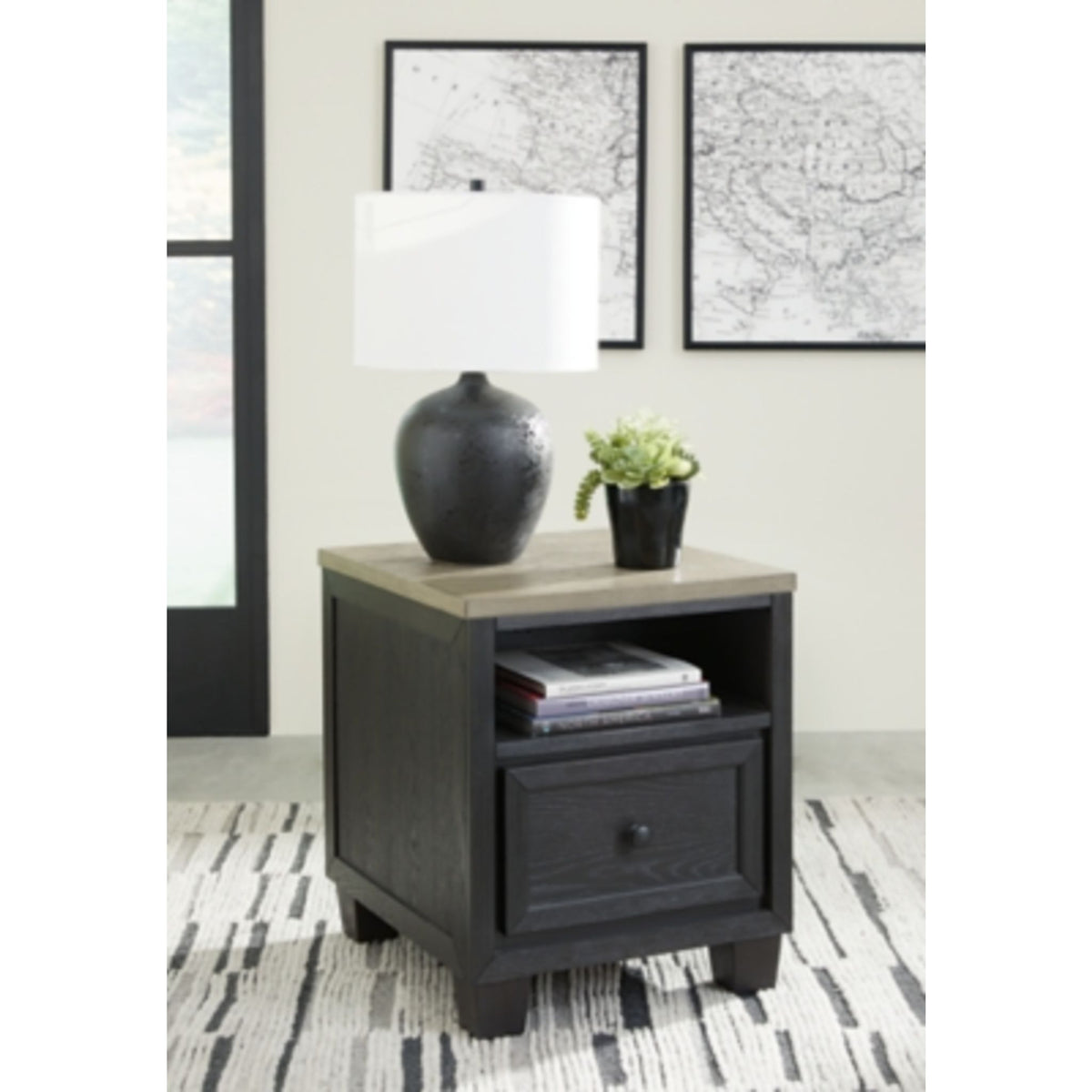 Foyland Rectangle End Table | Ashley Canada