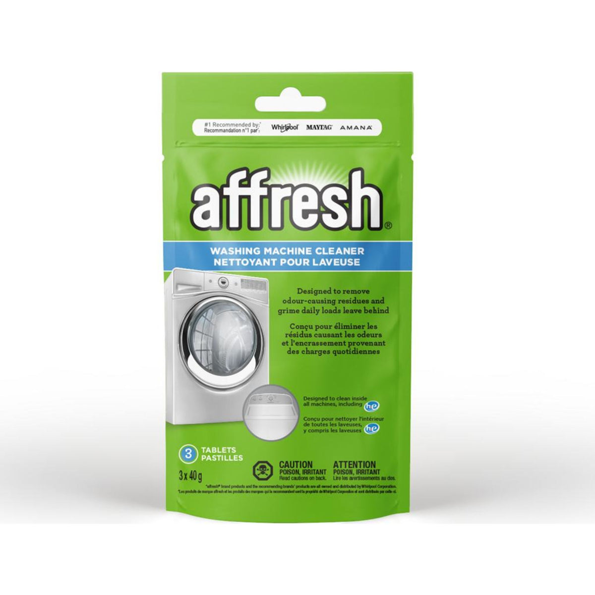 Whirlpool Affresh® Washing Machine Cleaner - 3 count (W10135699B ...